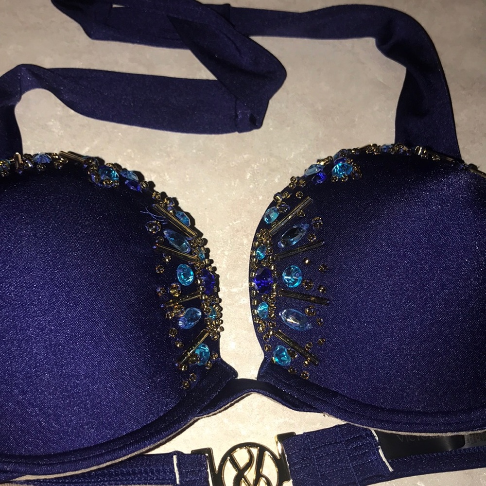 Rare 32b Victoria Secret Swim Bikini Top Bombshell - Gem